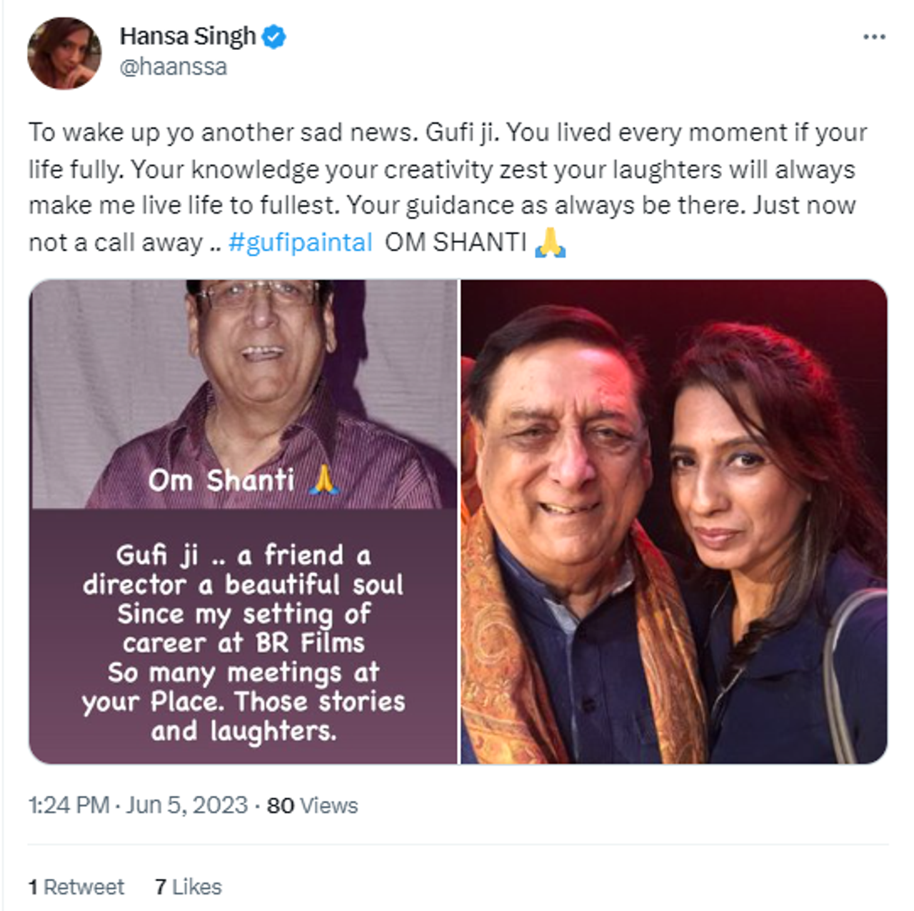 Indian Actor Goofy Pental, Famous for Playing Iconic Shakuni Mama ...