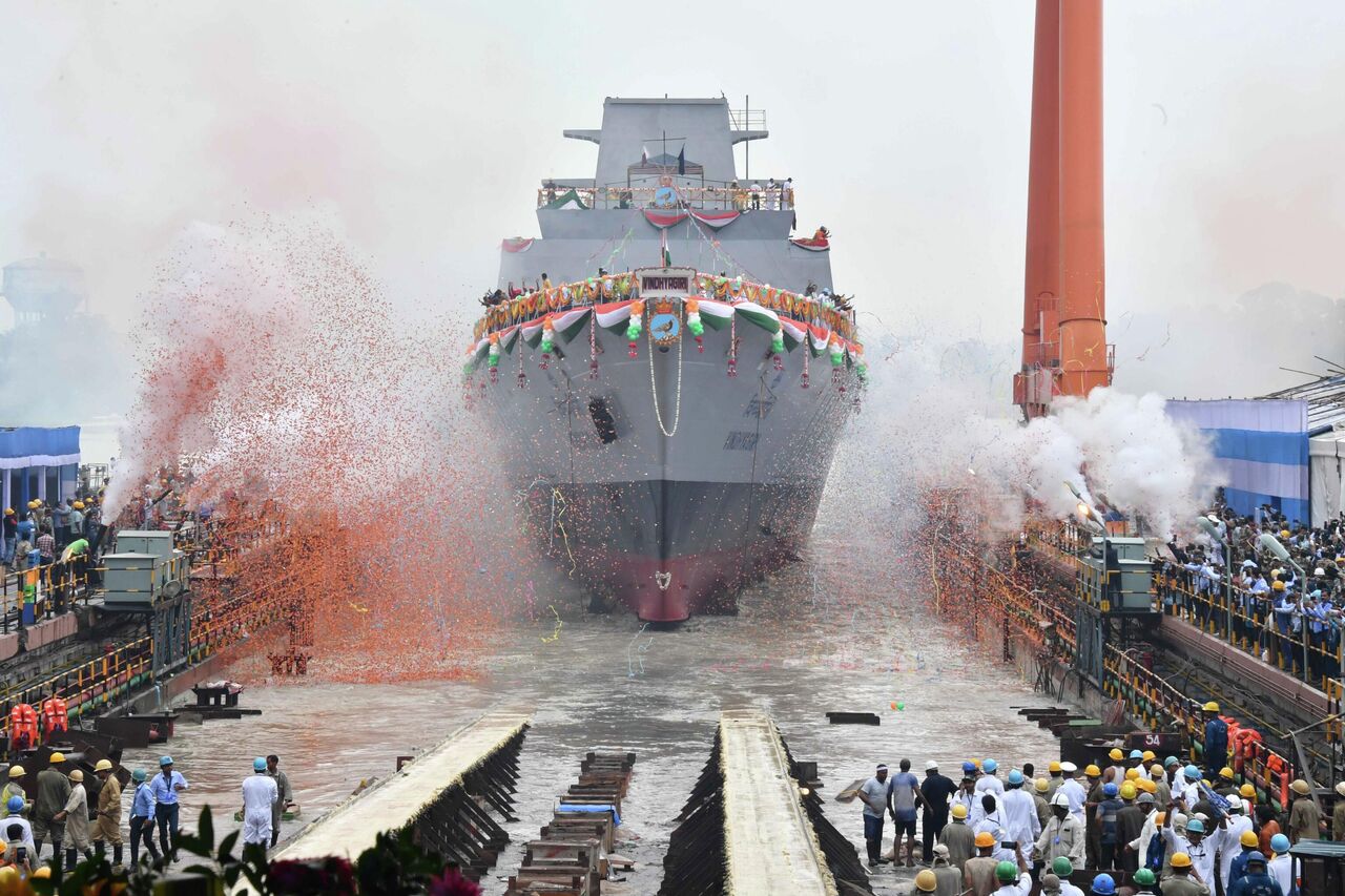 What Are Different Types of Warships in the Indian Navy's Service?