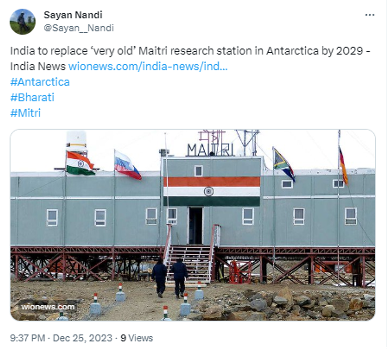 India to Commence Operations at New Research Station in Antarctica by 2029