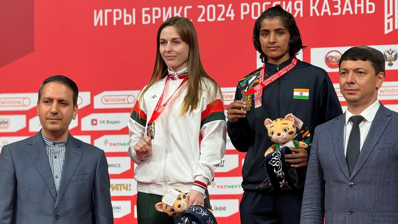 Indian Wushu Player Clinched India's First Gold at BRICS Games
