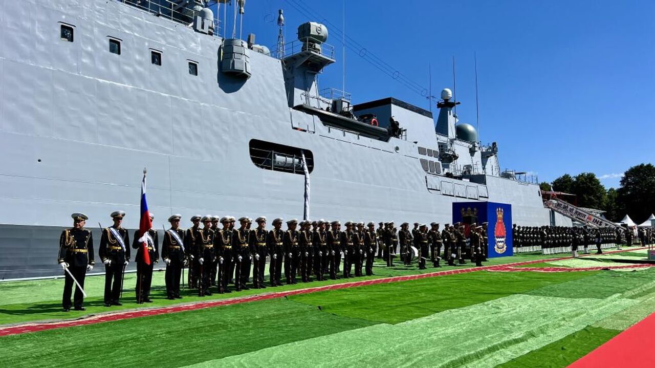 Russia Transfers INS Tamal Frigate to India - 01.07.2025, Sputnik India